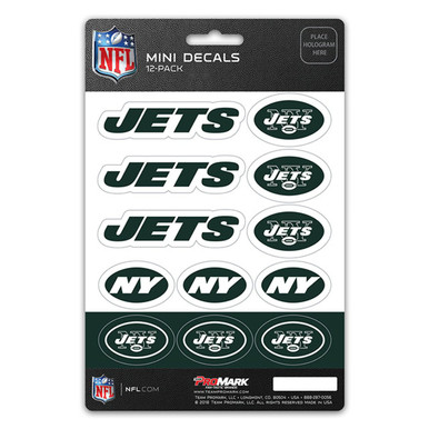 New York Jets Mini Decal Set - 12 Pack - Sports Unlimited
