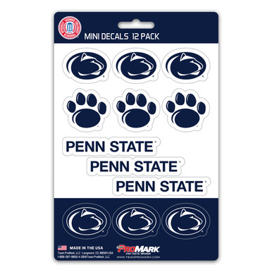 Penn State Nittany Lions Mini Decal Set - 12 Pack - Sports Unlimited