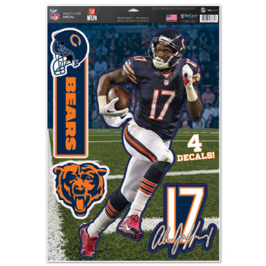 Chicago Bears Alshon Jeffrey Multi Use Decal - Sports Unlimited