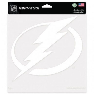 Tampa Bay Lightning Wincraft Perfect Cut White Decal - Sports Unlimited