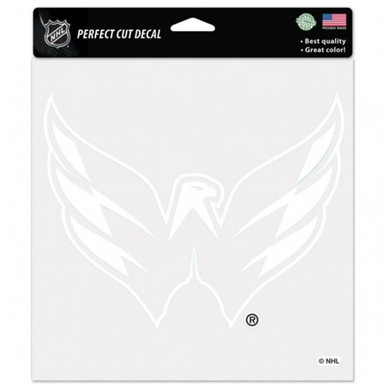 Washington Capitals Wincraft Perfect Cut White Decal - Sports Unlimited