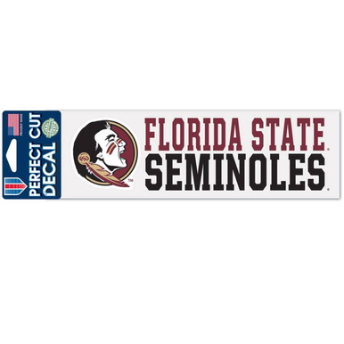 Florida State Seminoles Perfect Cut Wordmark Color Decal - Sports Unlimited