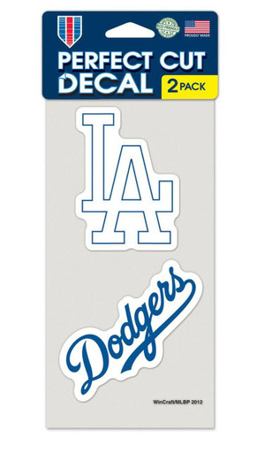 Los Angeles Dodgers Set of 2 Die Cut Decals - Sports Unlimited
