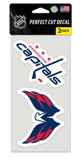 Washington Capitals Set of 2 Die Cut Decals - Sports Unlimited