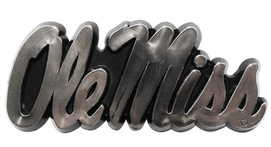 Mississippi Rebels Silver Car Emblem - Sports Unlimited