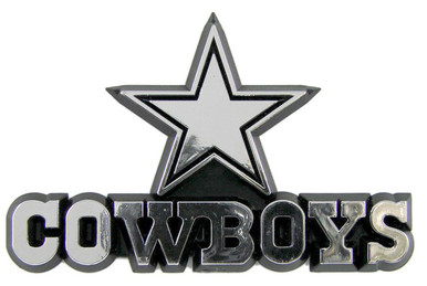 Dallas Cowboys Silver Car Emblem - Sports Unlimited