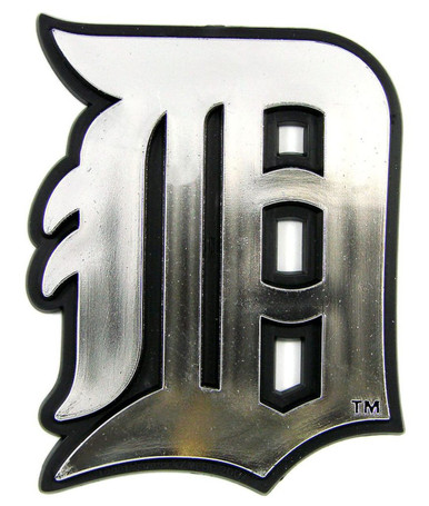 Detroit Tigers Silver Car Emblem - Sports Unlimited