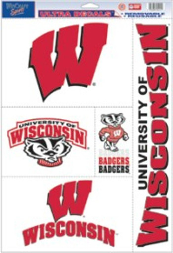Wisconsin Badgers Ultra Decals - Sports Unlimited
