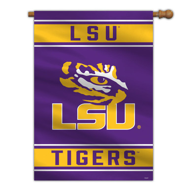 LSU Tigers 28" x 40" 2 Sided Banner Flag - Sports Unlimited