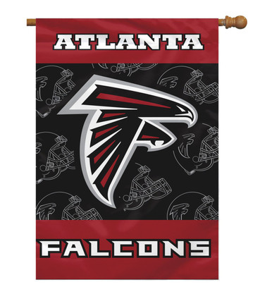 Atlanta Falcons 28" x 40" 2 Sided Banner Flag - Sports Unlimited