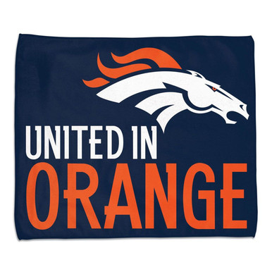Denver Broncos 15" x 18" Rally Towel - Sports Unlimited