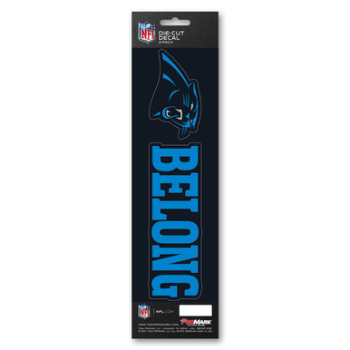 Carolina Panthers Die Cut Slogan Decal Pack - Sports Unlimited