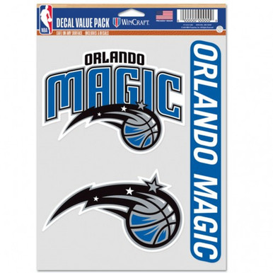 Orlando Magic Fan Decals - 3 Pack - Sports Unlimited