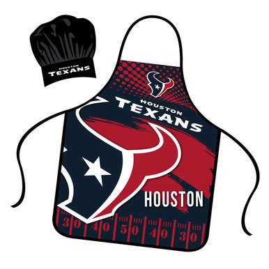 Houston Texans Chef Hat & Apron Set - Sports Unlimited