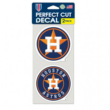Houston Astros Die Cut Decal - Set of 2 - Sports Unlimited