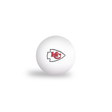 Kansas City Chiefs Ping Pong Balls - 6 Pack - Sports Unlimited