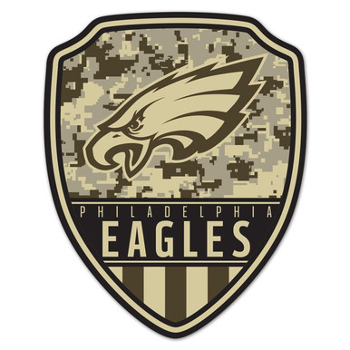 Philadelphia Eagles Shield Shape Wood Sign - Sports Unlimited