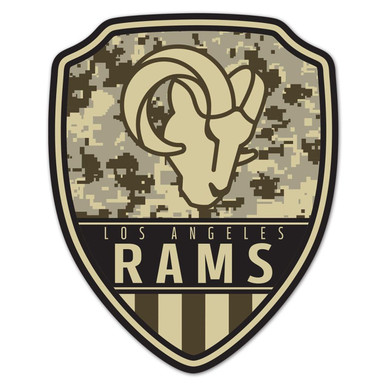 Los Angeles Rams Shield Shape Wood Sign - Sports Unlimited