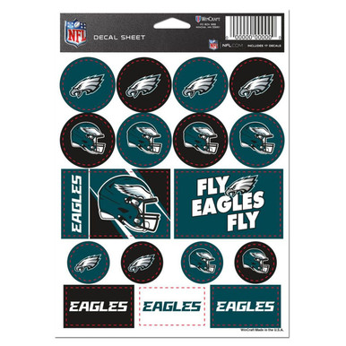 Philadelphia Eagles Vinyl Decal Sheet - Sports Unlimited
