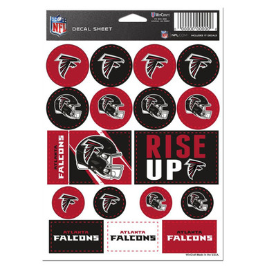 Atlanta Falcons Vinyl Decal Sheet - Sports Unlimited