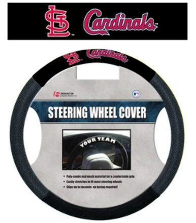 St. Louis Cardinals Mesh Steering Wheel Cover - Sports Unlimited
