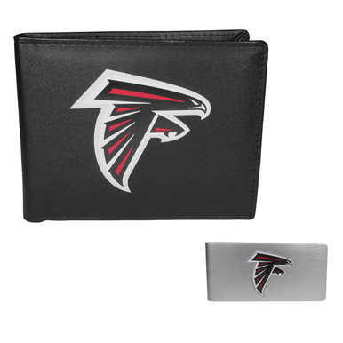 Atlanta Falcons Bi-fold Wallet & Money Clip - Sports Unlimited