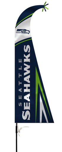 Seattle Seahawks Premium Feather Style Flag - Sports Unlimited