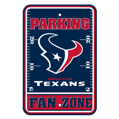 Houston Texans 12" x 18" Plastic Sign - Sports Unlimited