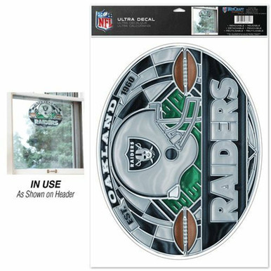 Las Vegas Raiders Stained Glass Style Decal - Sports Unlimited