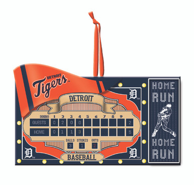Detroit Tigers Scoreboard Ornament - Sports Unlimited