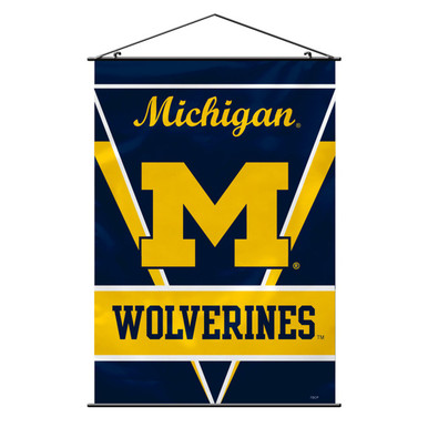 Michigan Wolverines 28" x 40" Wall Banner - Sports Unlimited