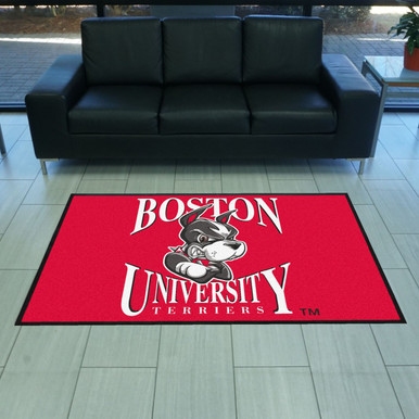 Boston Terriers Landscape 4' x 6' Logo Mat - Sports Unlimited