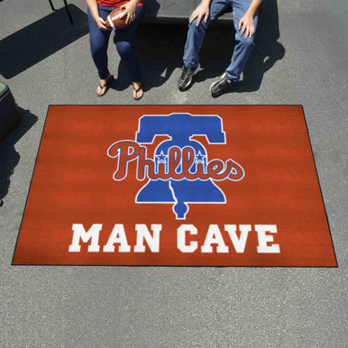 Philadelphia Phillies Fanmats Man Cave Ulti Mat Rug - Sports Unlimited