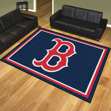 Boston Red Sox 8' x 10' Plush Area Rug - Sports Unlimited