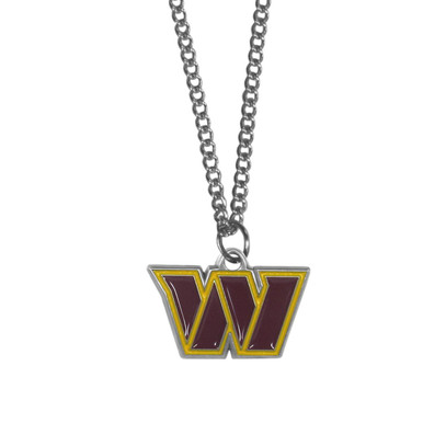 Washington Commanders Chain Necklace with Small Charm - Sports Unlimited