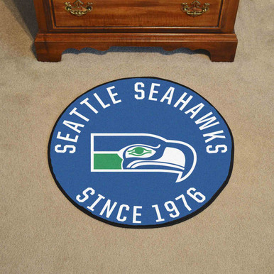 Seattle Seahawks Retro Roundel Mat - Sports Unlimited
