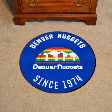 Denver Nuggets Retro Roundel Mat - Sports Unlimited