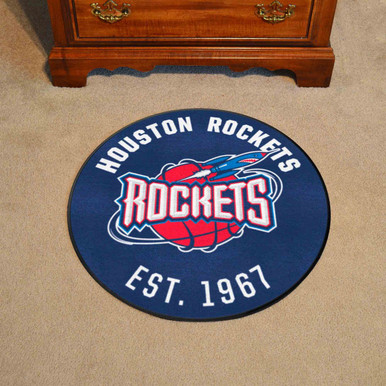 Houston Rockets Retro Roundel Mat - Sports Unlimited