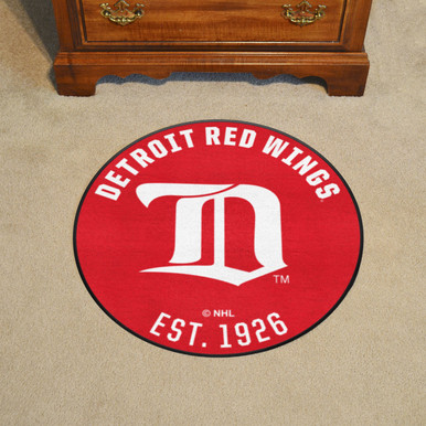 Detroit Red Wings Retro Roundel Mat - Sports Unlimited
