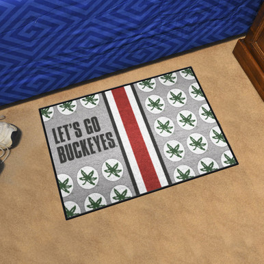 Ohio State Buckeyes Slogan Starter Mat - Sports Unlimited