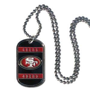 San Francisco 49ers Tag Necklace - Sports Unlimited