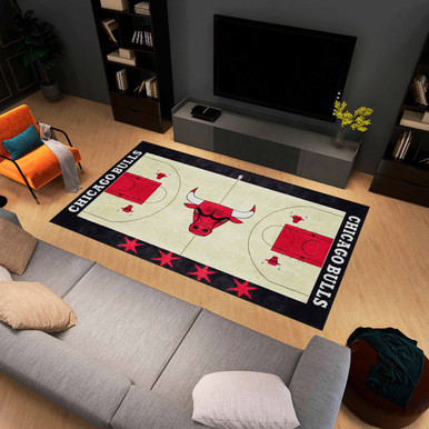 Chicago Bulls 6' x 10' Plush Area Rug - Sports Unlimited