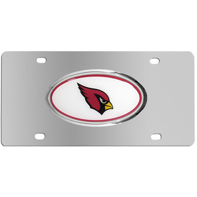 Arizona Cardinals Dome Steel License Plate - Sports Unlimited