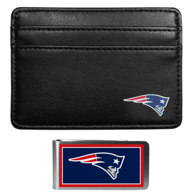 New England Patriots Weekend Wallet & Color Money Clip - Sports Unlimited