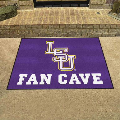 LSU Tigers NCAA Man Cave All-Star Mat - Sports Unlimited