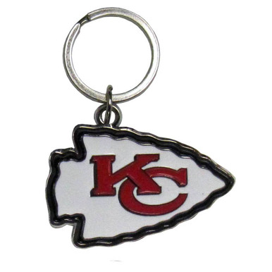 Kansas City Chiefs Enameled Key Chain - Sports Unlimited