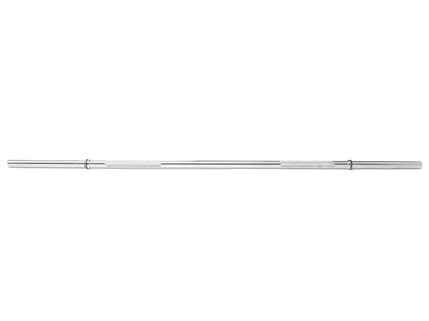 York 6' Chrome Deluxe Weight Bar with Fixed Inner Collars - Sports ...