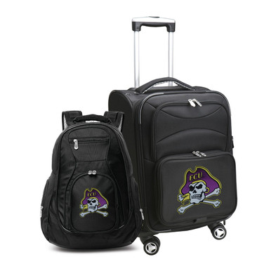 East Carolina Pirates 2-Piece Backpack & Carry-On Set - Sports Unlimited
