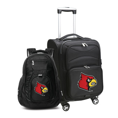 Louisville Cardinals 2-Piece Backpack & Carry-On Set - Sports Unlimited