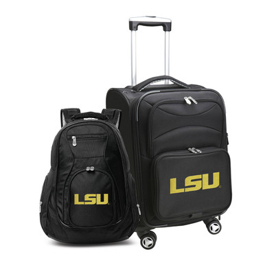 LSU Tigers 2-Piece Backpack & Carry-On Set - Sports Unlimited